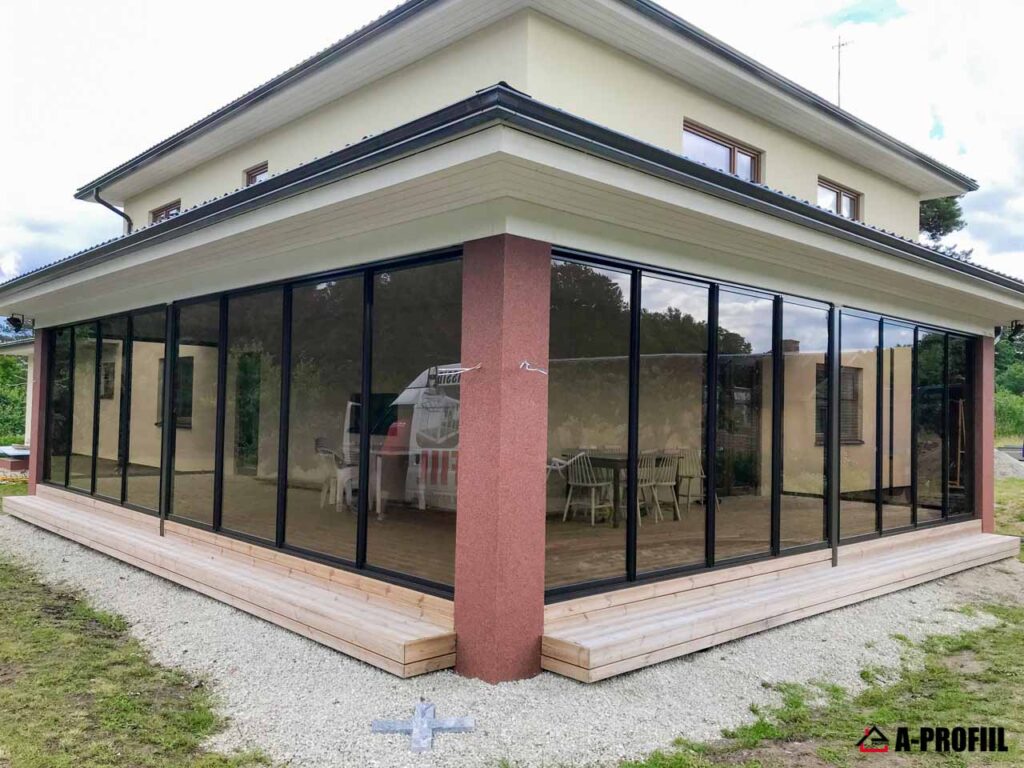 Talveaiad, klaaslükandsüsteemid, terrassid ja rõdupiirded - A-Profiil